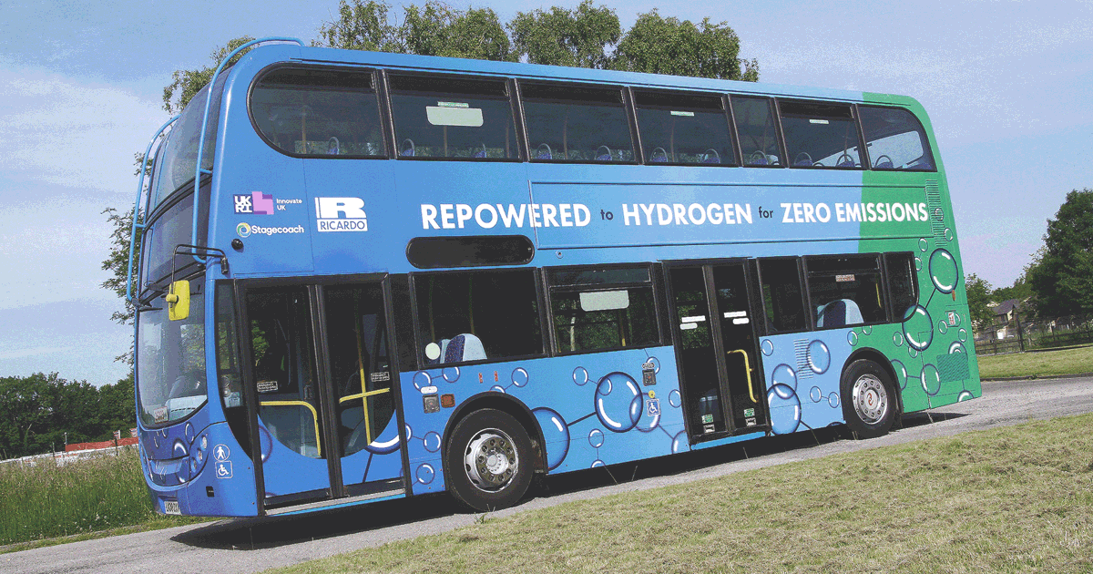 Repowered hydrogen bus | Projects | Ricardo