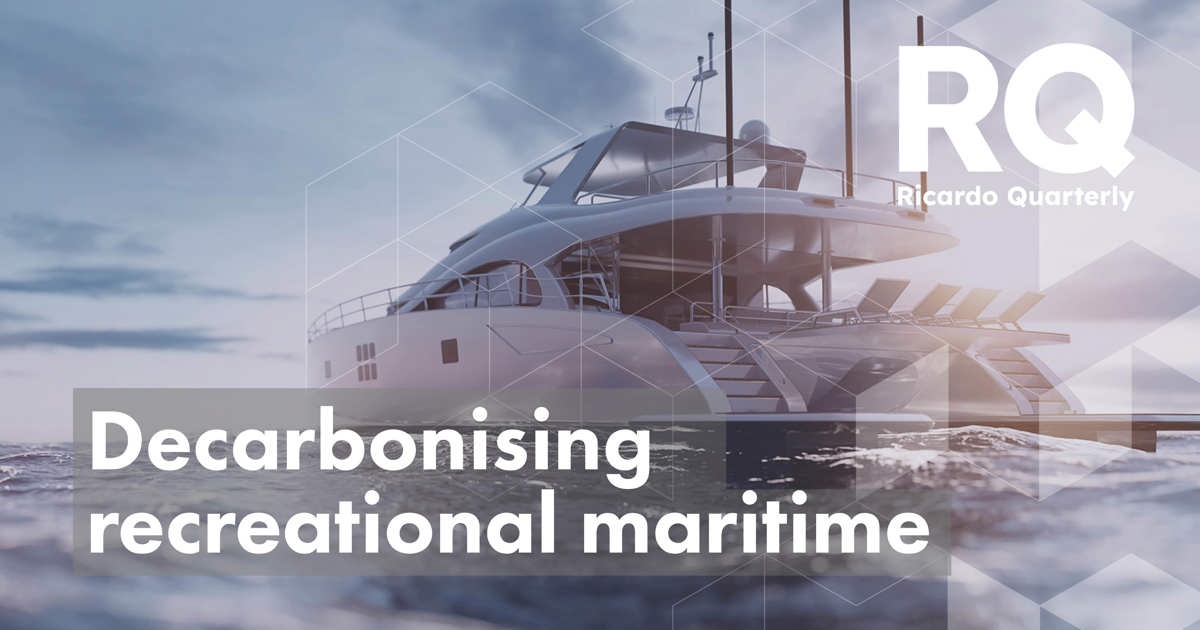 How technology can drive decarbonisation in recreational maritime